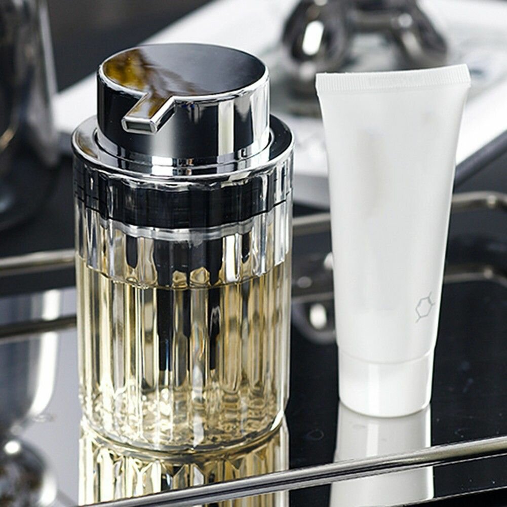 OZ-EVEA Прозрачный стеклянный флакон для лосьона, пенящийся дозатор для мыла, бутылка для ванной, шампуня, кондиционера, геля для душа, бутылка для наполнения ванны