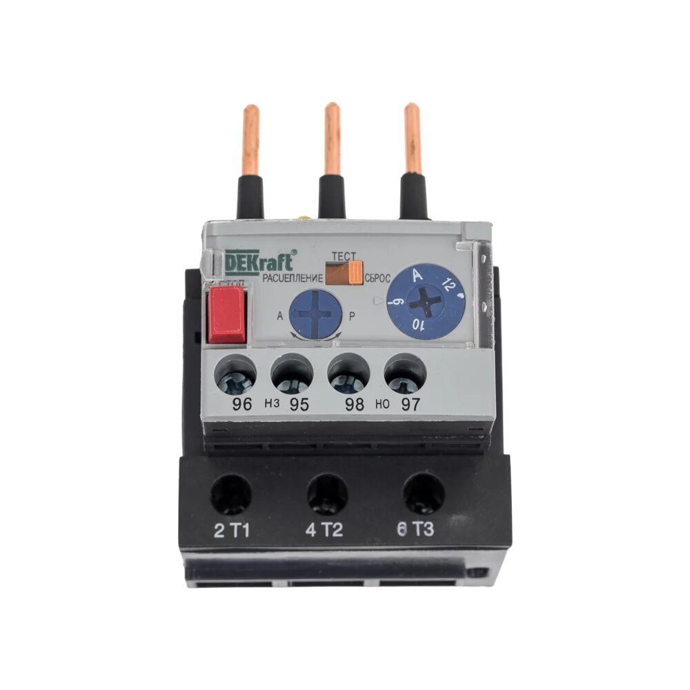 Тепловое реле перегрузки Dekraft РТ03-25-32-9.00A-12.0A 23119DEK, Дополнительные технические характеристики