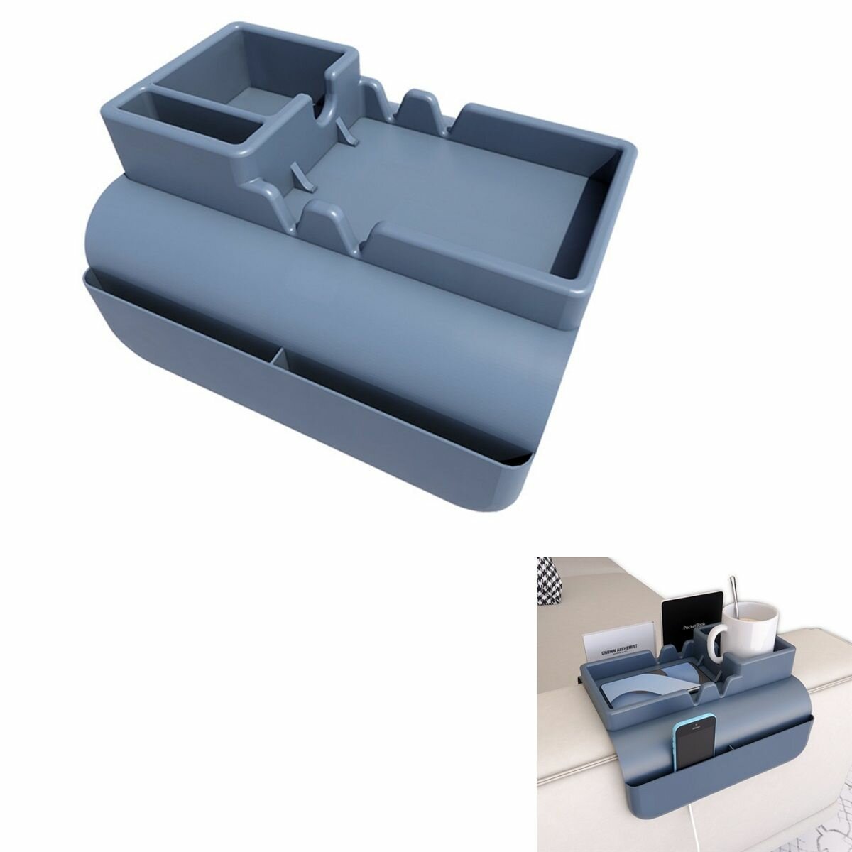 Подлокотник дивана силиконовая подушка для хранения подвесной сумки основание подстаканника