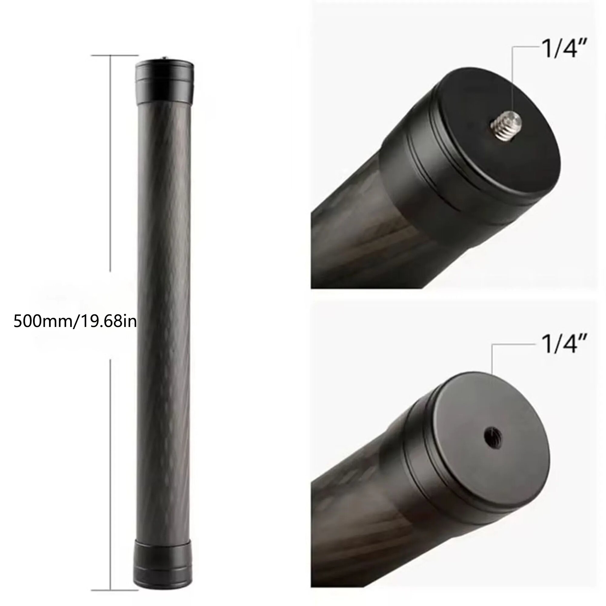 Удлинитель из углеродного волокна для моноподов DJI Ronin S SC RSC2 Zhiyun 500mm