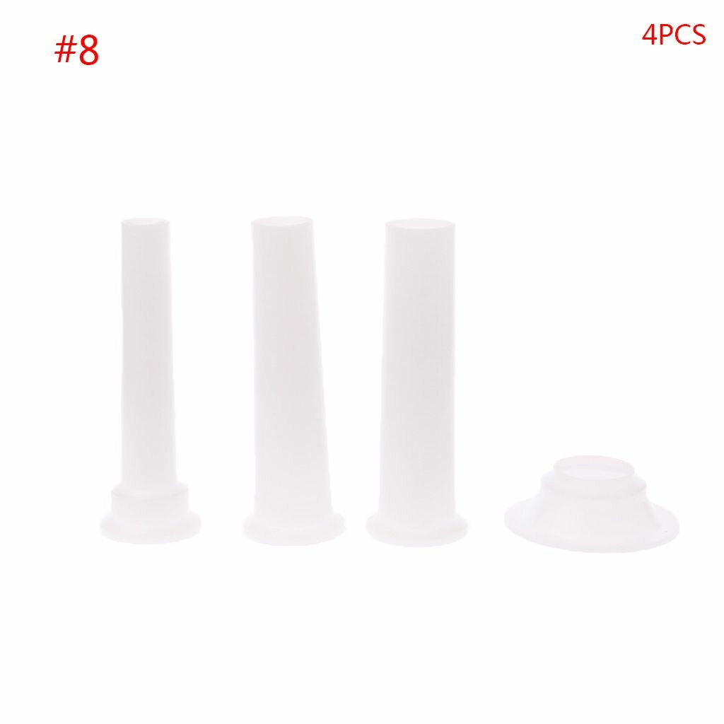 1 набор из 4 штук, № 8 трубочка для клизмы с колбасой трех частей