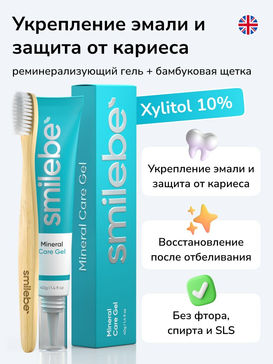 Зубной гель реминерализующий для укрепления зубов Mineral Care.