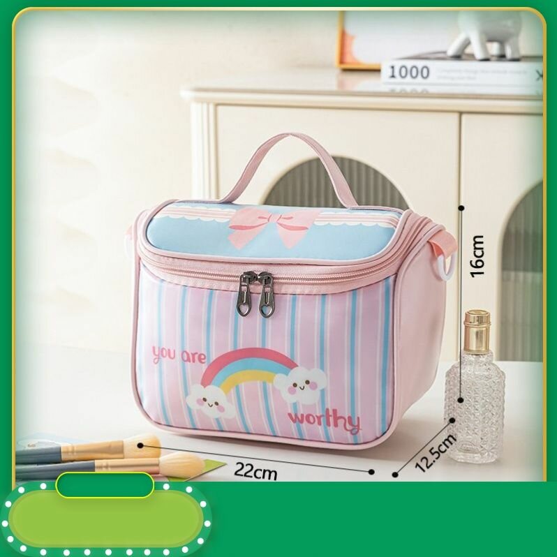 Эксклюзивный органайзер для косметики с мультяшным принцем, портативный чехол для домашнего хранения аксессуаров