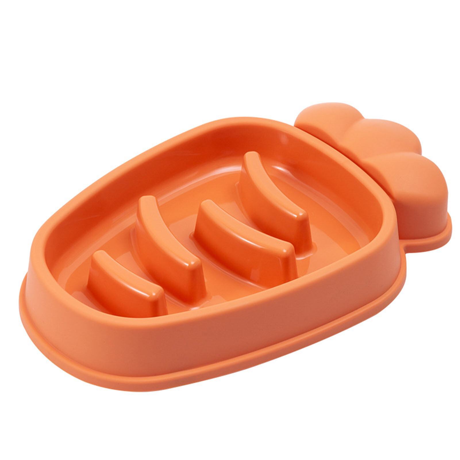 Cat Slow Feeder Prevent Choking 5 Slots Smoothing Anti Slip Durable PP Multifunction Food Bowl for Large Size Pet