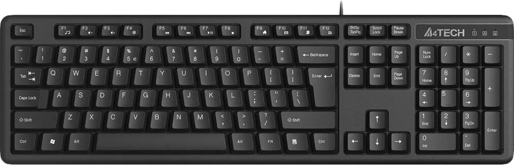 Клавиатура A4Tech KKS-3 черный