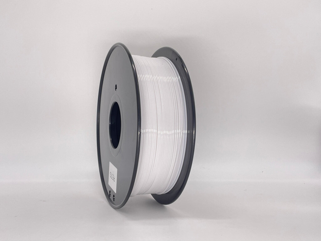 PETG 110 C (Термостойкий) пластик Wan plast белый 1.75 мм 1 кг