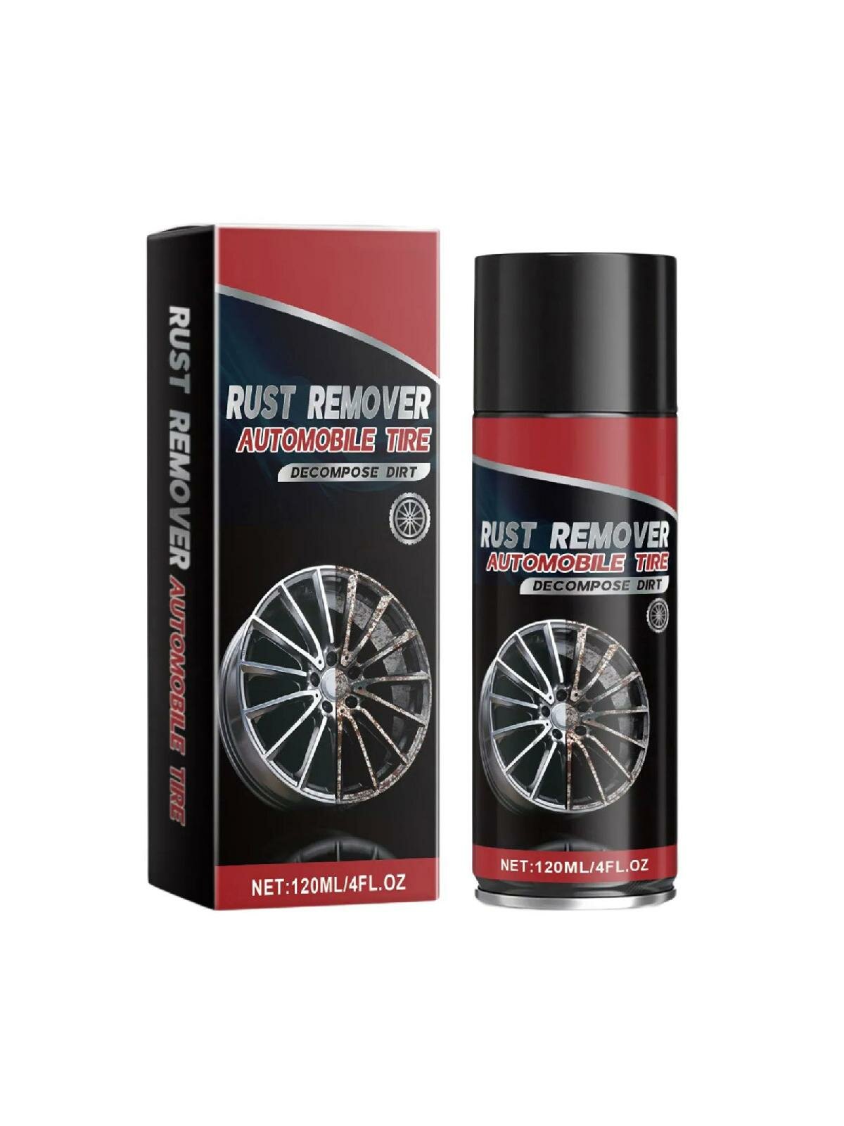 Распылитель для очистки колес быстро удаляет тормозную пыль и налет, безопасный для черных колес