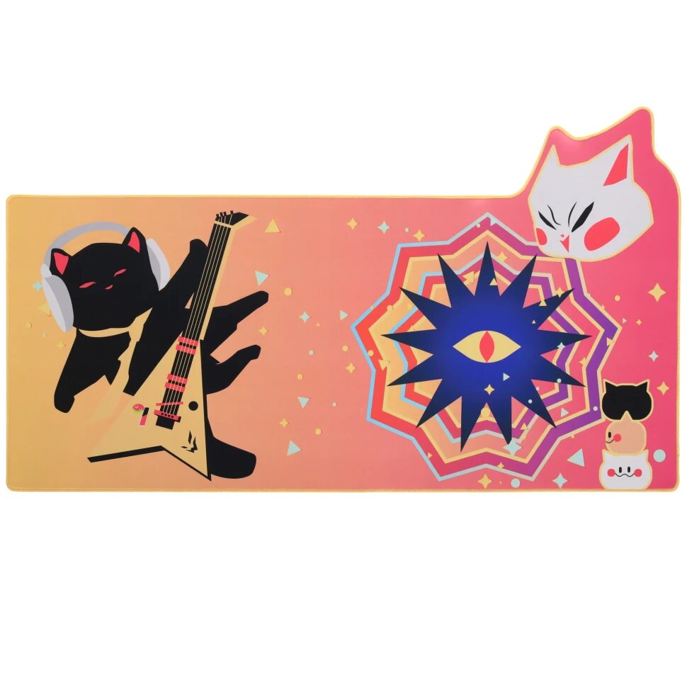 Коврик ARDOR GAMING Dizzy Fade (XL) оранжевый, 900 мм x 520 мм x 4 мм