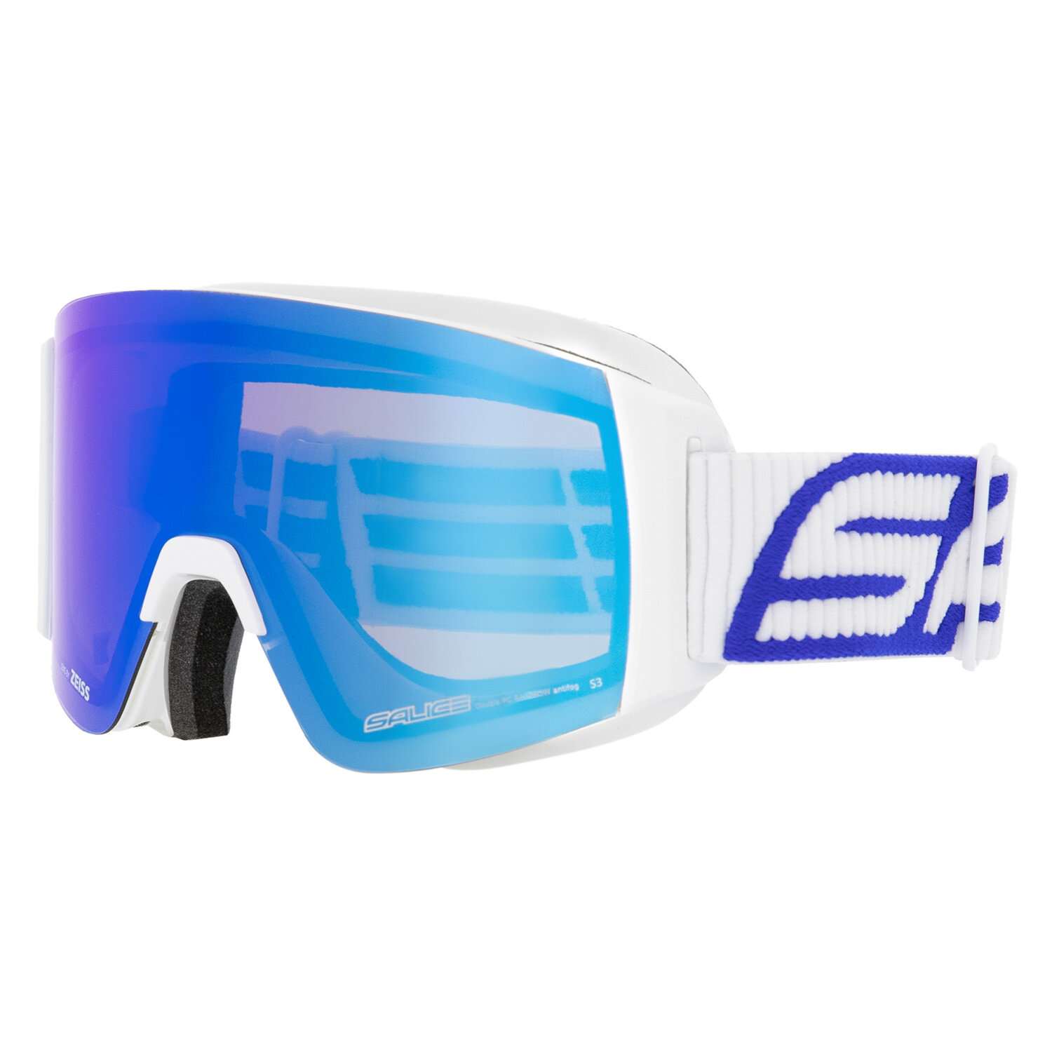 Маска горнолыжная Salice 105DARWF White-Blue/Darw Blue S3