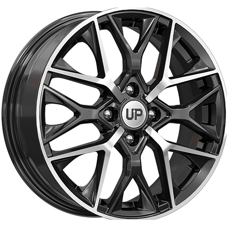 Диск колесный Wheels UP Up101 6,0x16 4x100 Dia60.1 ET37 цвет алмаз черный