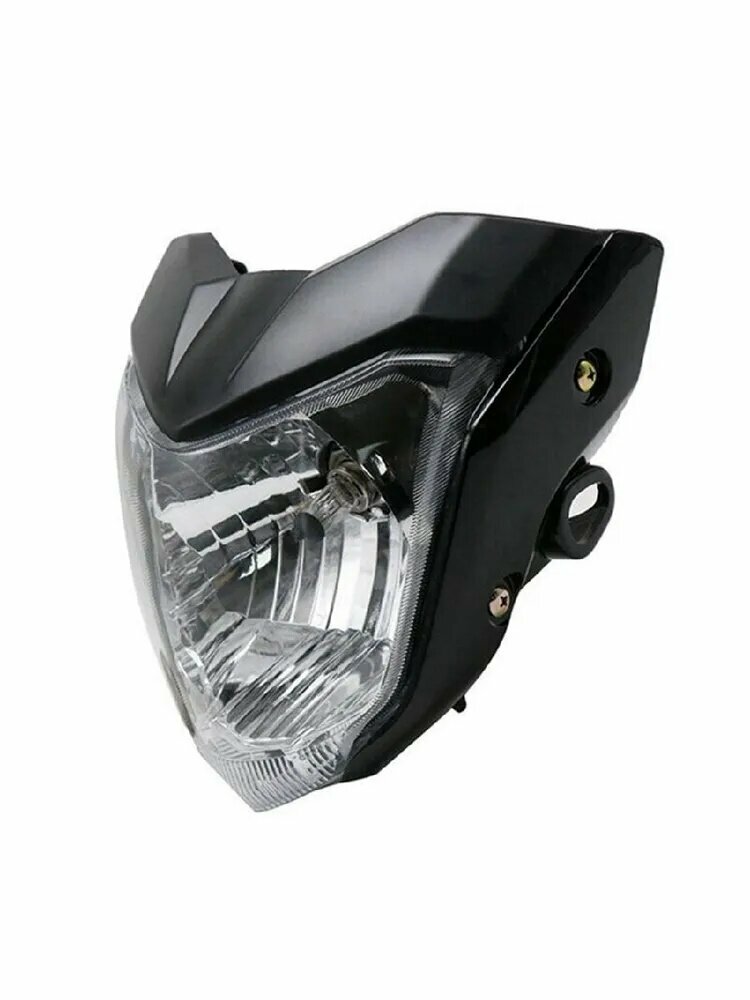 Фара головного света мотоцикла с кронштейном лампы в сборе для Yamaha FZ16 YS150 FZER150 FZER 150 FZ 16 Янтарный, черный