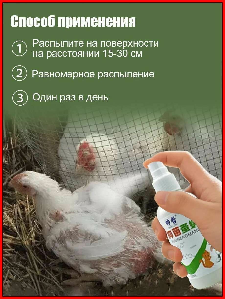 Противопаразитарный спрей для попугаев от менструации и вшей