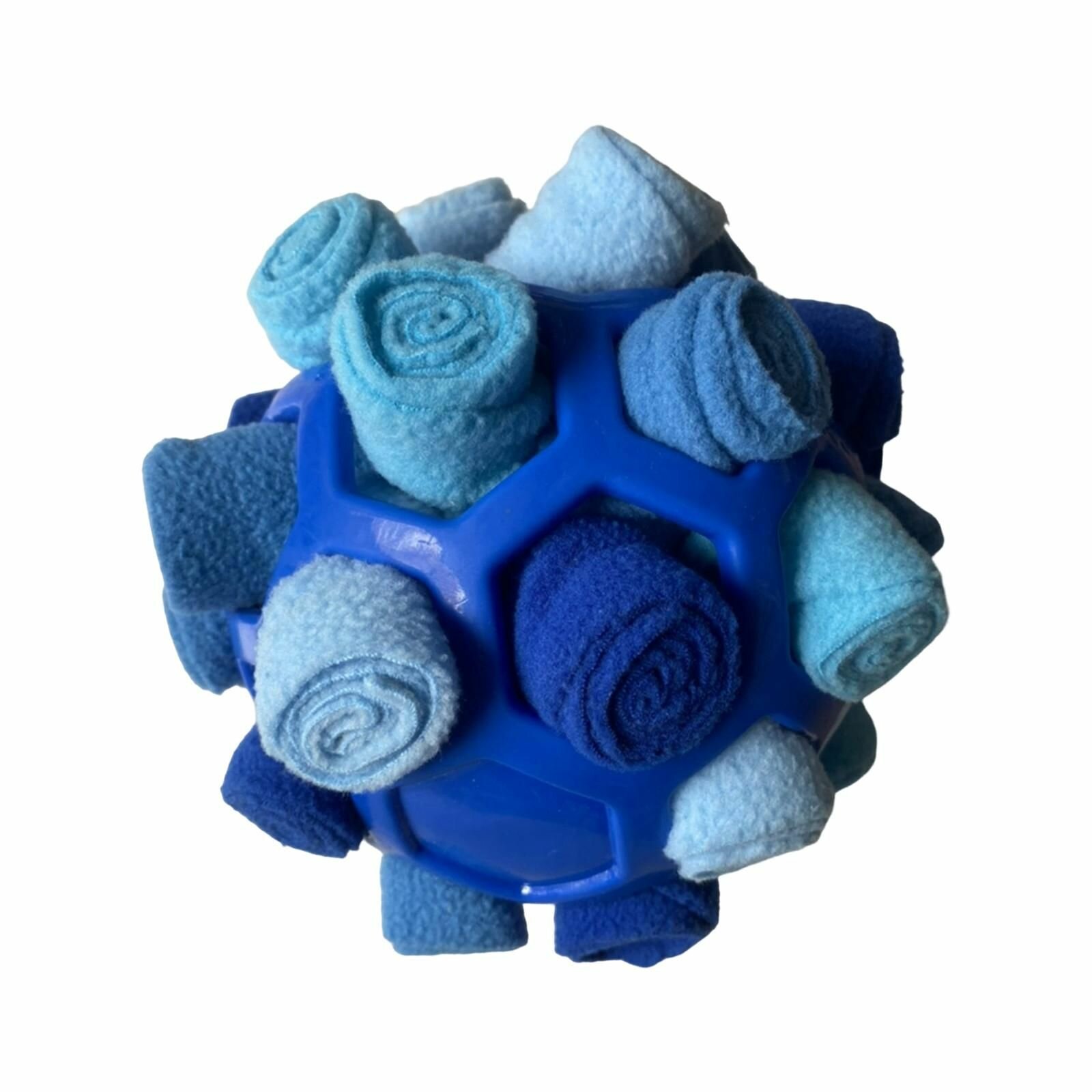 Мягкий нюхательный шарик для собак, разноцветная игрушка из флиса для медленного кормления, стимуляции инстинкта добычи.