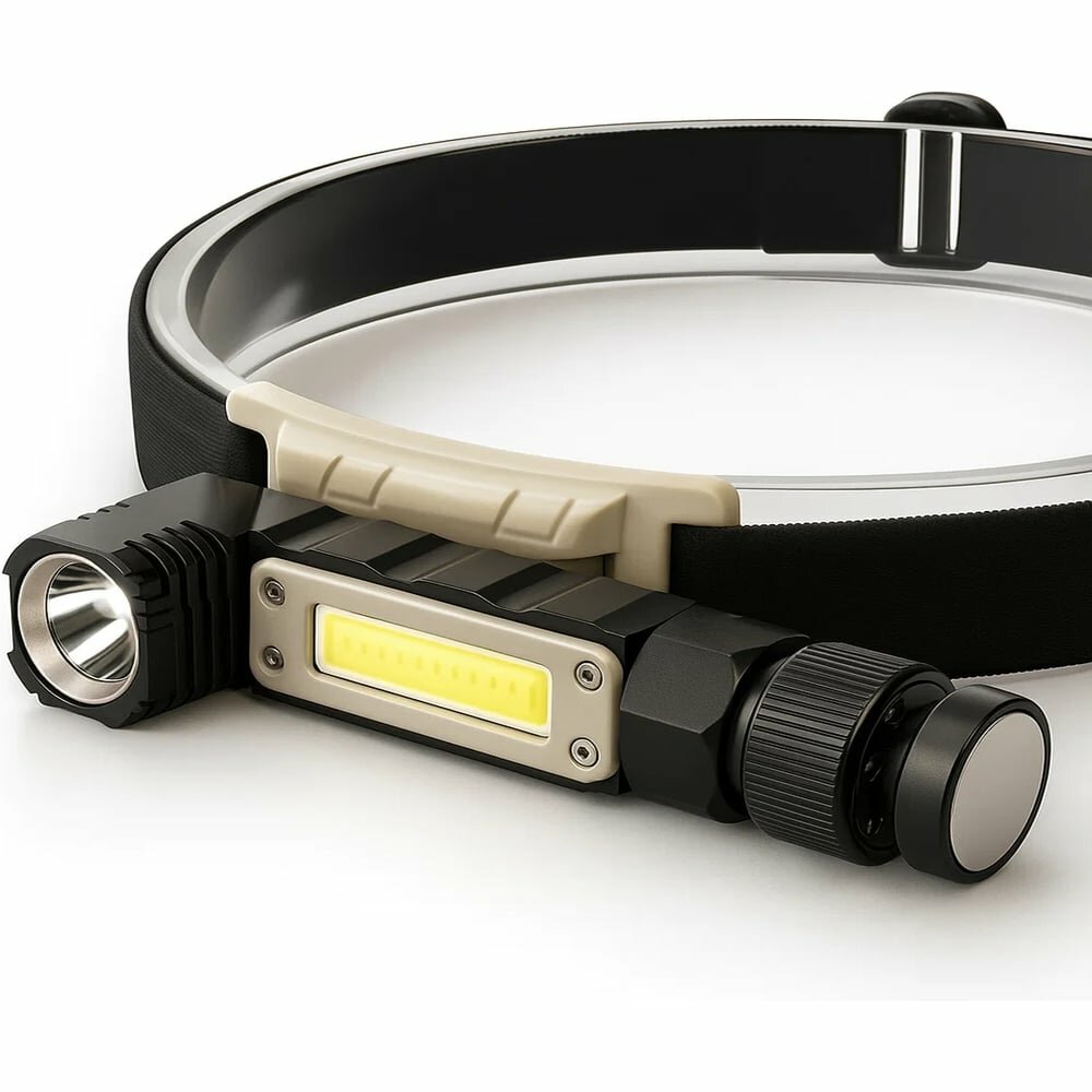 Аккумуляторный налобный фонарь Focusray 2100 трансформер 10W COB 890033