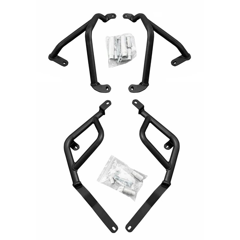 Подходит для CFMOTO 700MT 700 MT 2025 + модификация мотоцикла, бампер, защита от ударов, средний нижний корпус, аксессуары для защиты от падения Black-1 Set Bumper