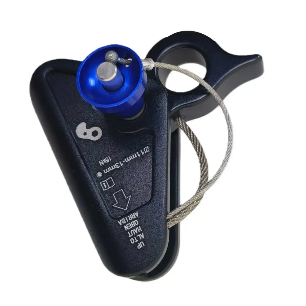 Зажим для скалолазания Petzl ID Black/Blue 11-13mm