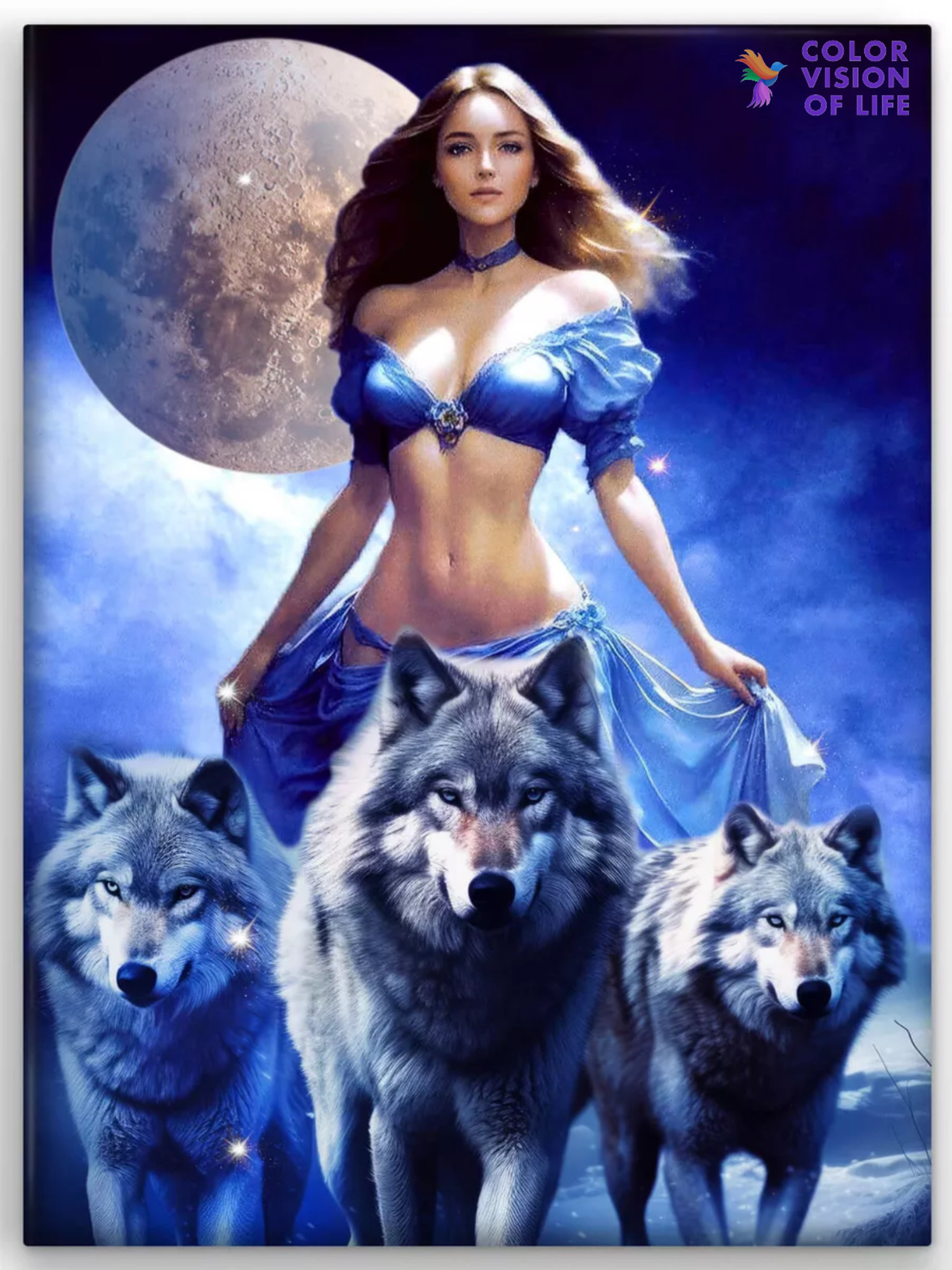 Алмазная мозаика на подрамнике 40х50/Фэнтези