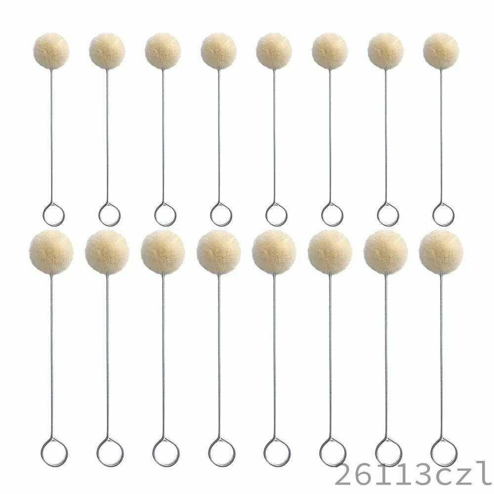 Шерстяные Тампоны, 100 Шт, Металл, Для Нанесения Краски И Полировки Кожи, Удобная Упаковка