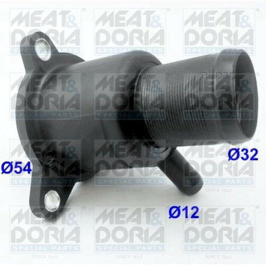 MEATDORIA 93141 Корпус термостата RENAULT LOGAN/CLIO/MEGANE 1.4-1.6i пластик