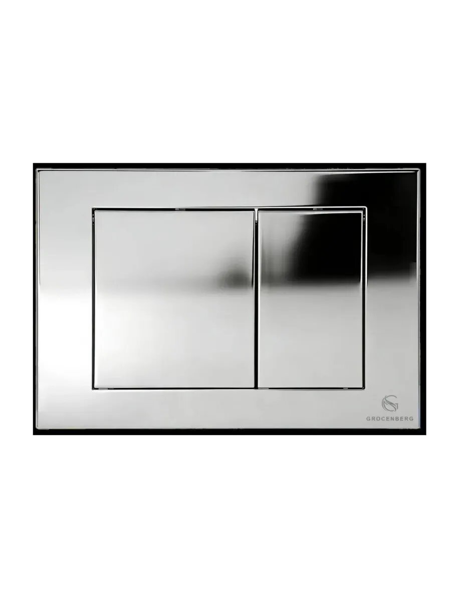 Кнопка смыва для унитаза (пластик) KP3080CR хром