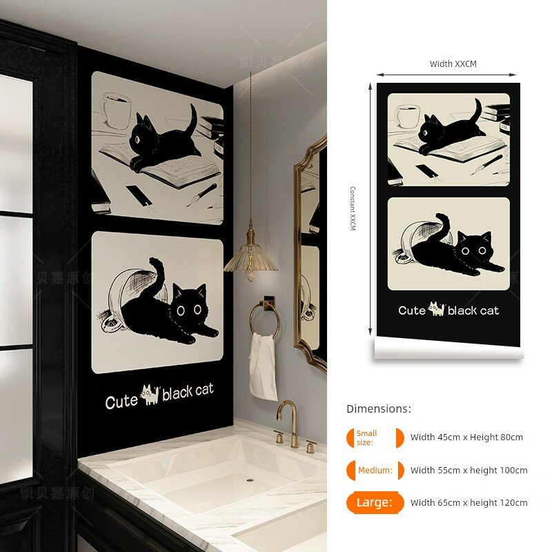 Наклейки на стену для ванной комнаты, туалета, раковины, декоративные обои, водонепроницаемые наклейки на плитку