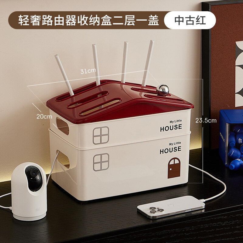 Маленький домашний оптический модем роутер, коробка для хранения, высококачественная полка для телевизора в гостиной, органайзер для розеток и проводов, беспроводная коробка