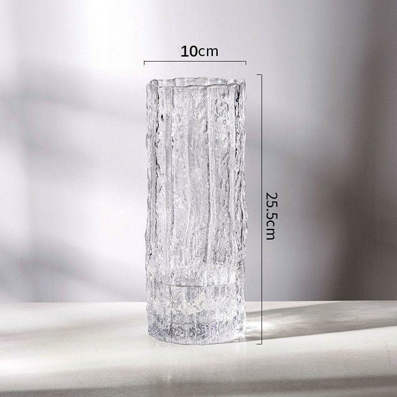 Ваза, 25.5 см , Органическое стекло, 1 шт. Плоскогубый прямой ледник