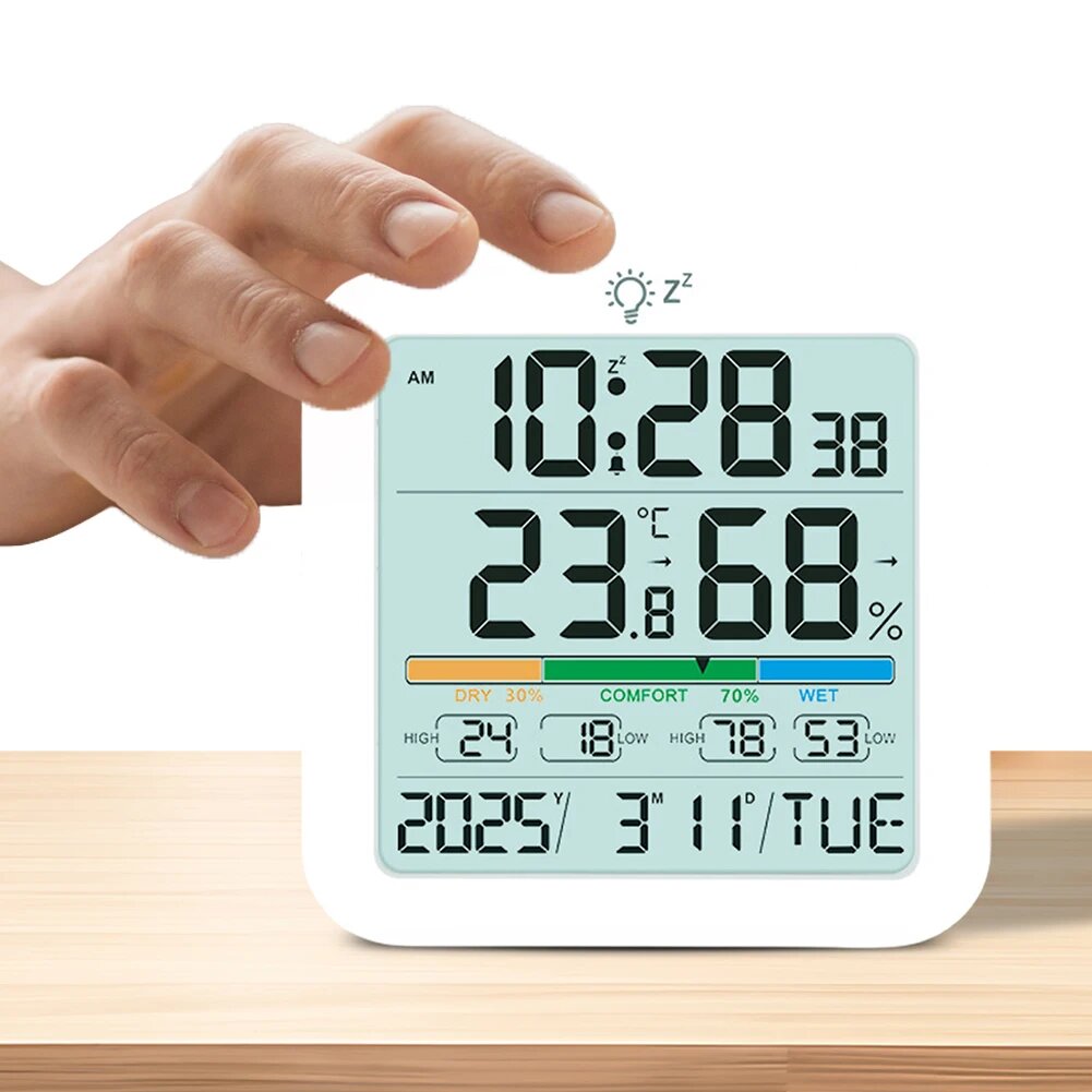 Термогигрометр с подсветкой