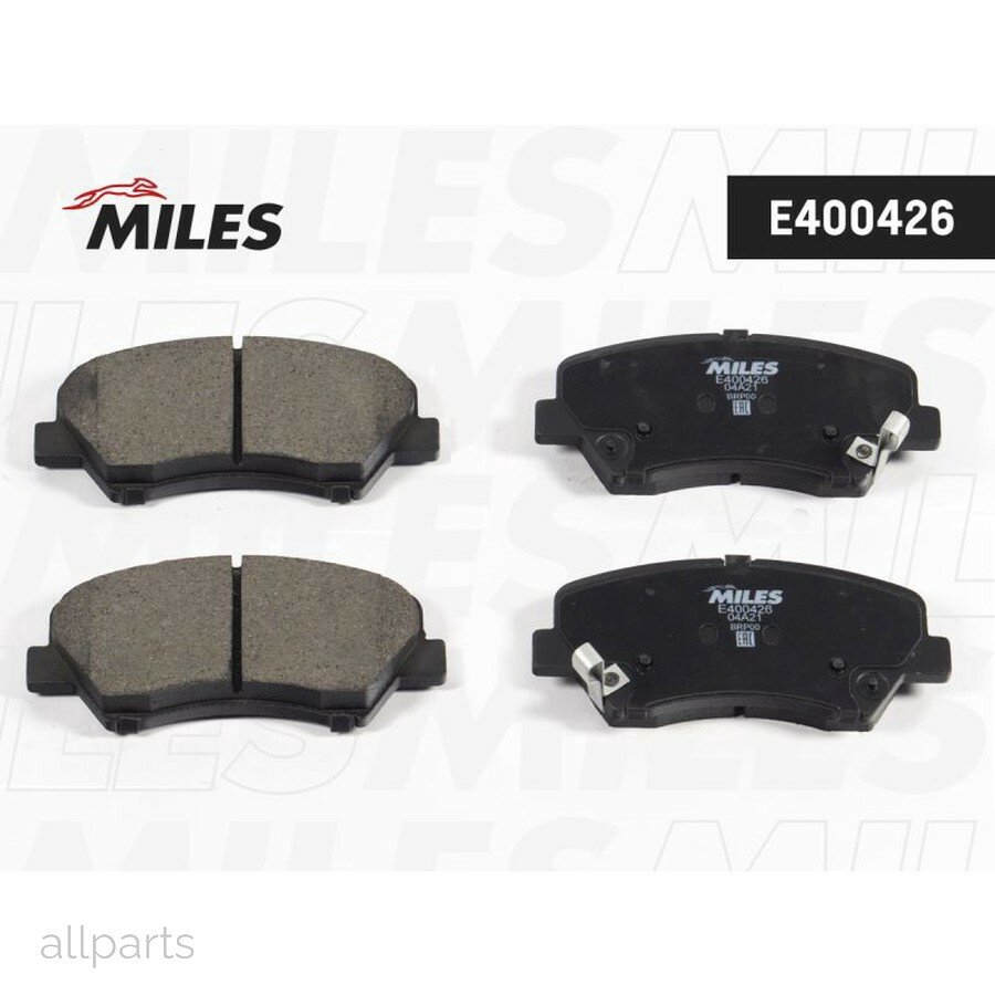 MILES E400426 Колодки тормозные HYUNDAI i30/ELANTRA 11-/CEED 12- передние