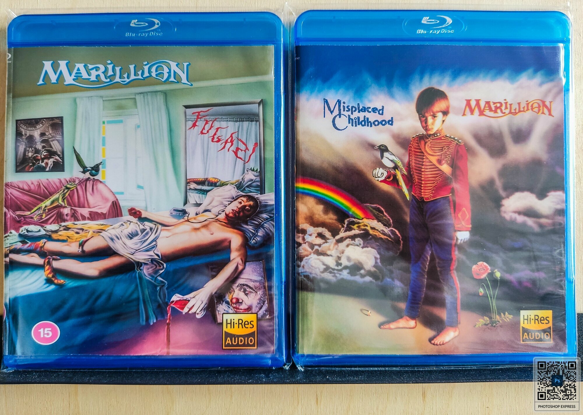 Marillion - Fugazi (Reissue) (1984) и Misplaced Childhood (1985) Blu-ray 50 Gb Audio (блю рей аудио) Deluxe Edition