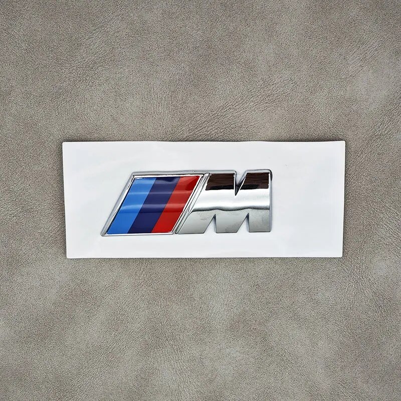 Для BMW M M3 M5 M6 X3 E46 E90 F30 G20 E36 E34 X6 G20 G30: Аксессуары, Glossy Silver, 4.5x1.5CM