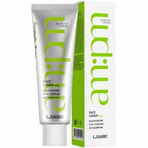 L.Sanic Осветляющий крем для лица с витаминами L.Sanic Am: Pm Glutathione And Vita Complex Skin Tone Lightening Cream 50 мл.