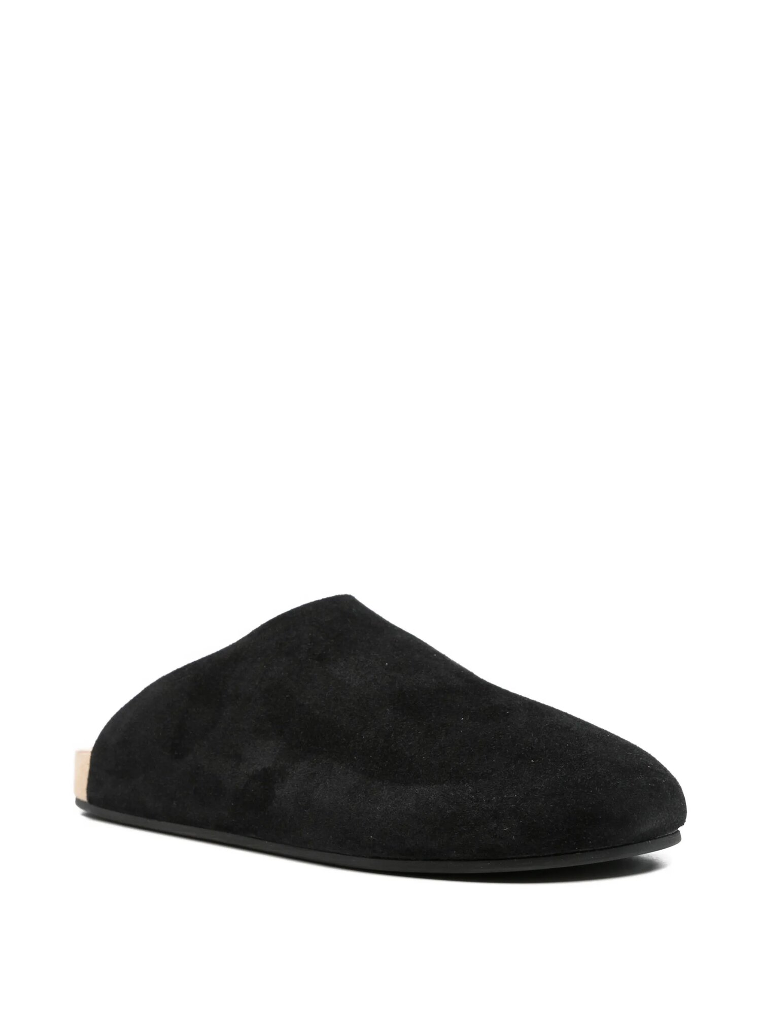 Мюли THE ROW Hudson suede mules, размер 42, black/black — фото 1