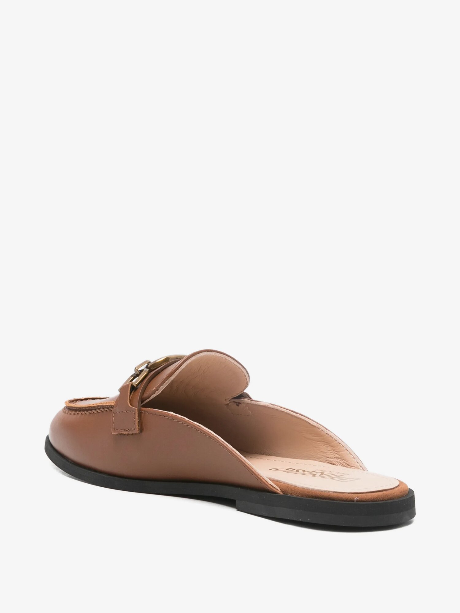 Мюли Pinko Logo-chain mules, размер 38, коричневый — фото 1