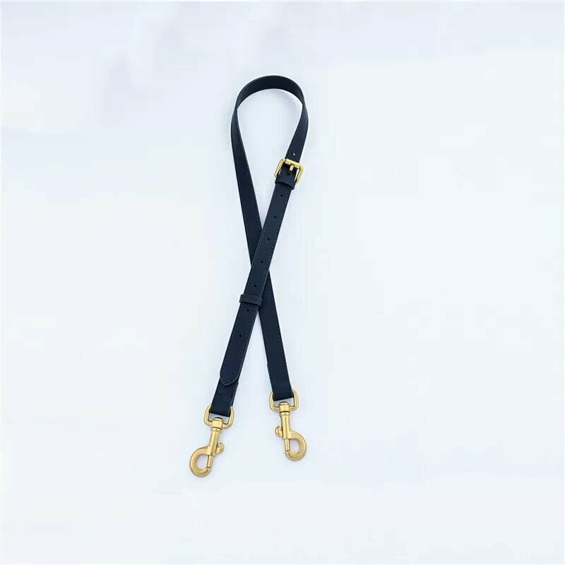 Замена ремешка сумки Dior Montaigne с антикварной золотой пряжкой, темно-синяя кожа, регулируемый 90-120 см ремень для