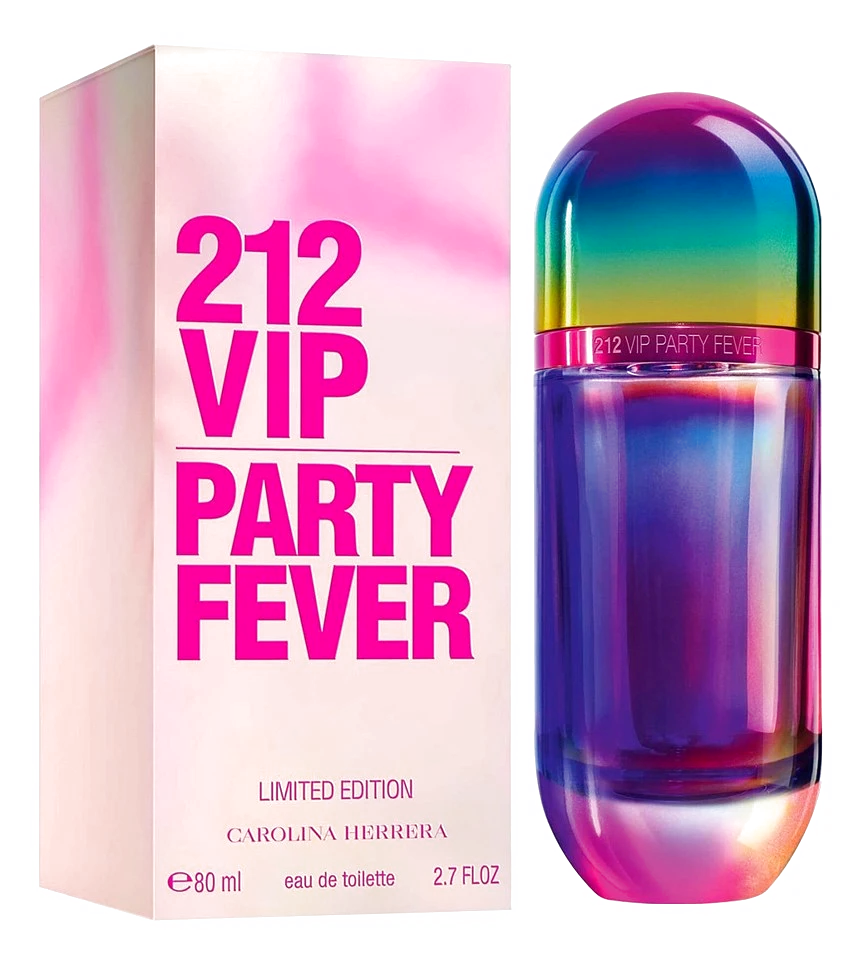 Духи женские Каролина Херрера 212 Вип Пати Февер 80 мл - Carolina Herrera 212 Party Fever