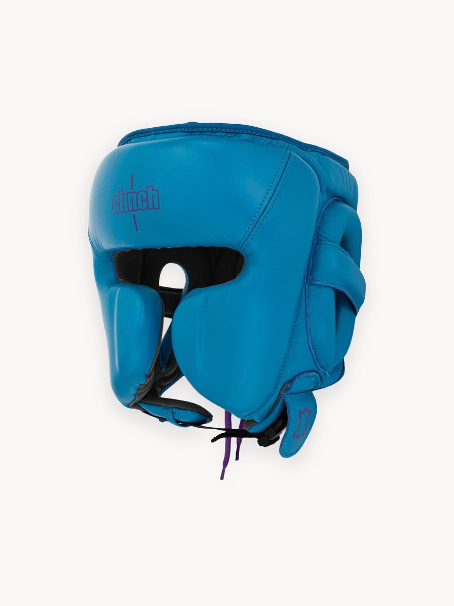 Шлем боксерский Clinch Undefeated светло-синий (размер M)