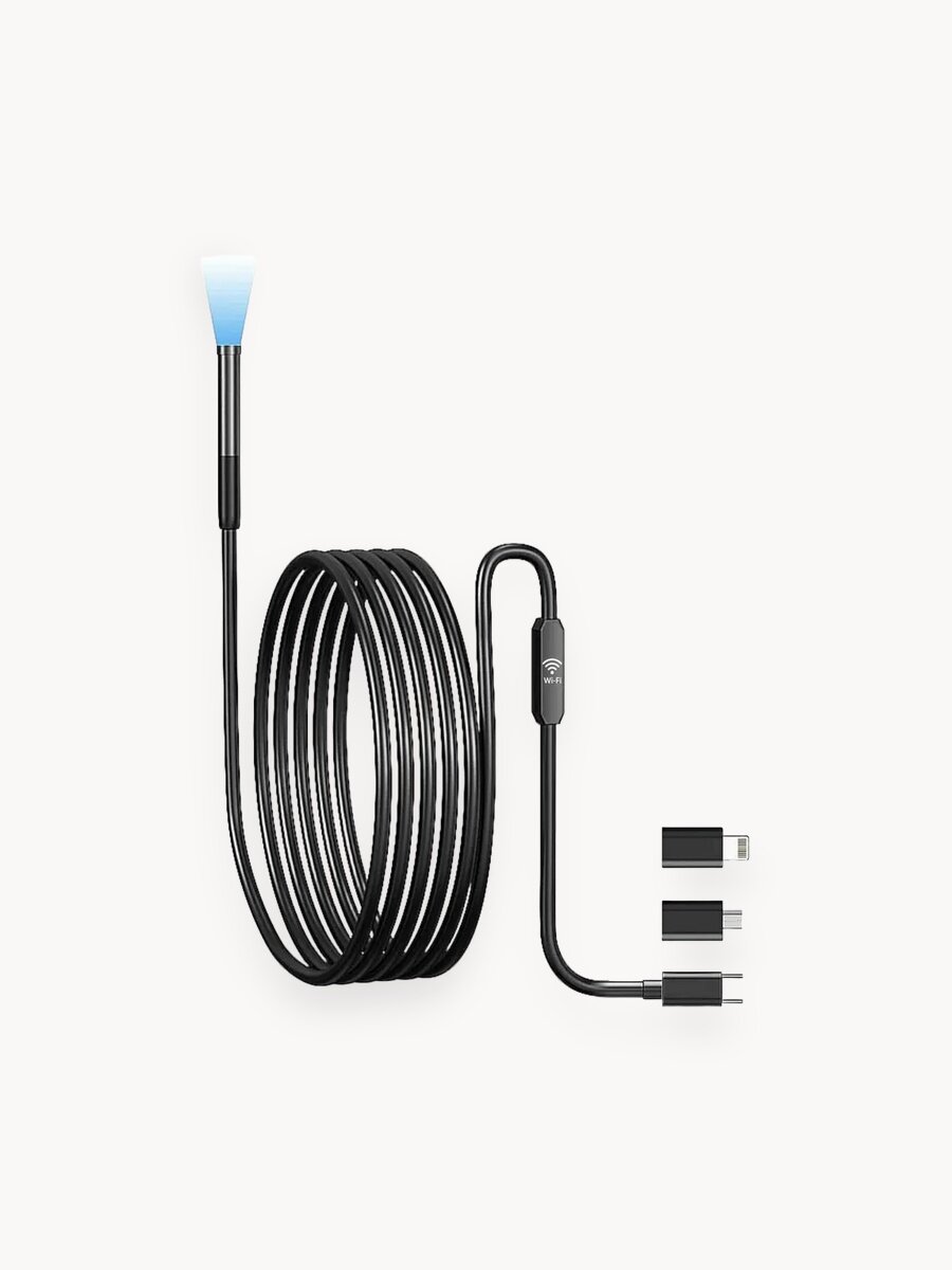 Видеоэндоскоп-USB для смартфона/планшета 2Мп (1920x1080), зонд 7.9мм, длина 1м iCartool IC-V801