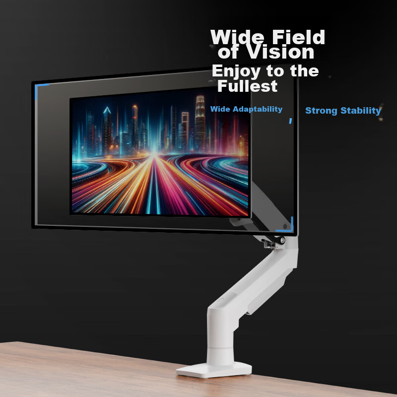 NB Monitor Stand, Mechanical Arm, Monitor Arm, Display Stand, Desktop Clamp Computer Stand, Screen Support, Monitor Riser F80-W