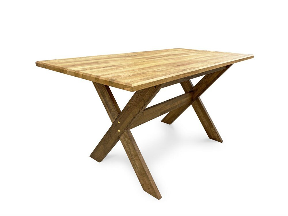 WLD Стол обеденный «Скандинавия», массив дуба Тёмный орех