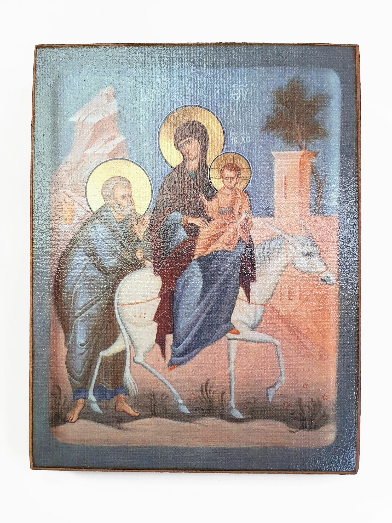 Икона "Бегство в Египет", размер 10x13