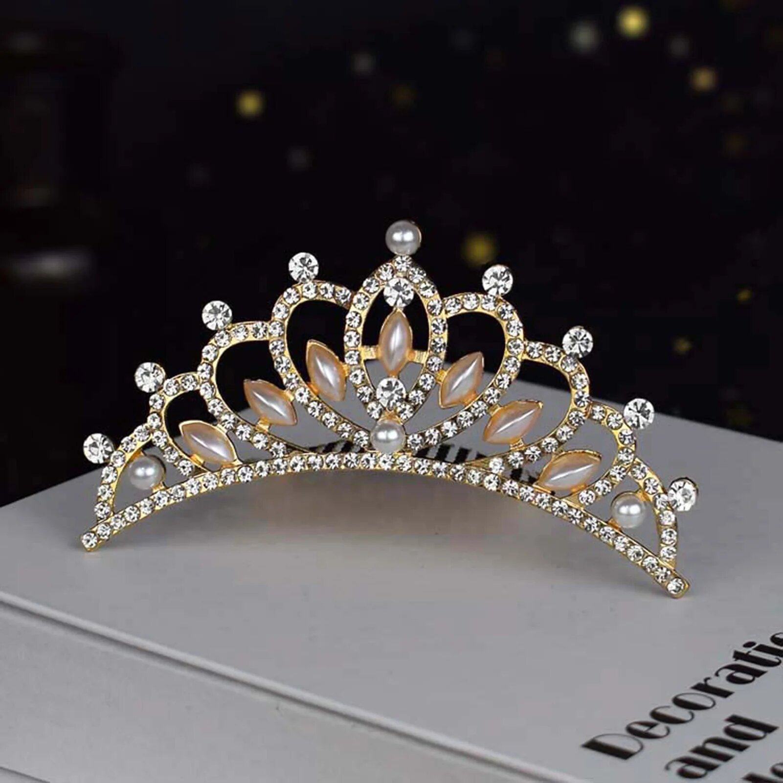 Диадемы и короны с гребнями для волос GETNOIVAS G6