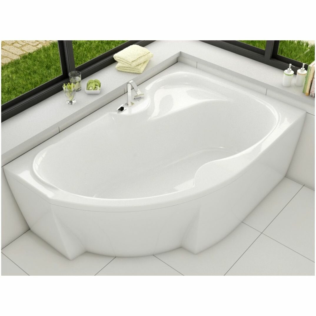 Ванна акриловая Vayer Azalia R 150x105 см Гл000006725