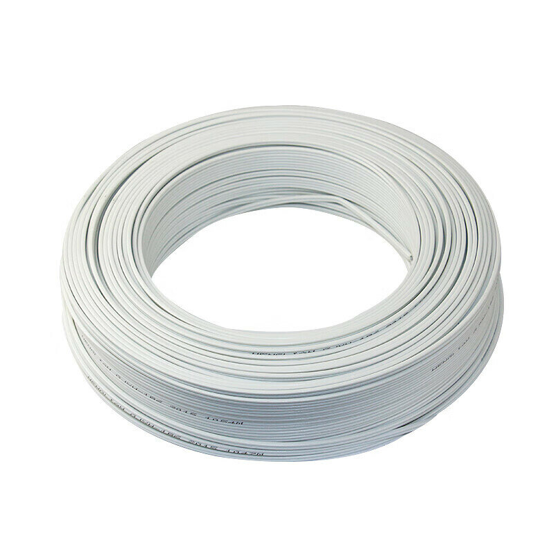 Communication Wang (CommKing) Fiber Optic Cable, 1 Core 2 Steel Wire, Indoor Fiber Optic Cable, Single-Mode Single-Core, for Telecom, Mobile, And Unicom, Pre-Embedded Fiber Optic Cable for Home Installation, White, 50 Meters, CKJX-1H50