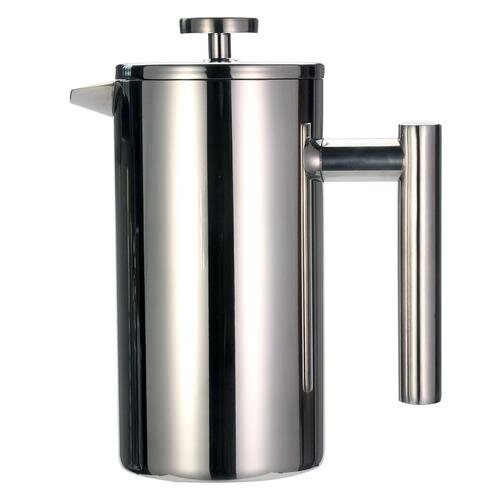 Кофейник French Press Кофейник из нержавеющей стали Кофейник, двухстенная вакуумная изоляция, портативная машина для заваривания стеклянного чая с фильтром