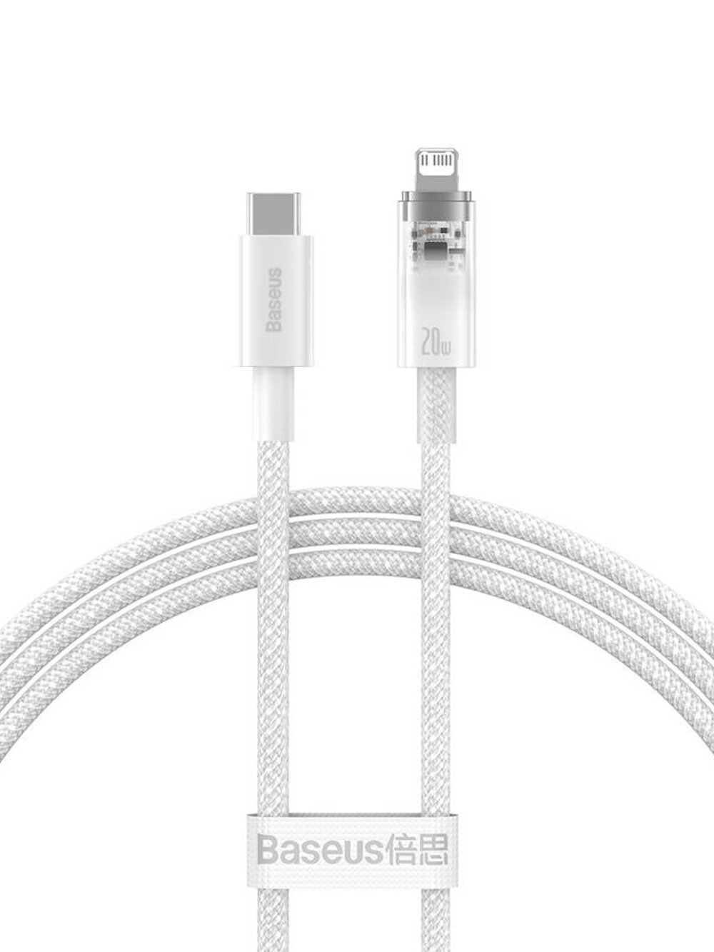 Кабель для быстрой зарядки Baseus Explorer Series USB-C - Lightning 2 метра, 20 Вт