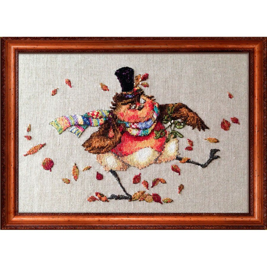 Набор для вышивания Robins Jig (Танец Робина) 23 x 15 см NIMUE 157-H01 K