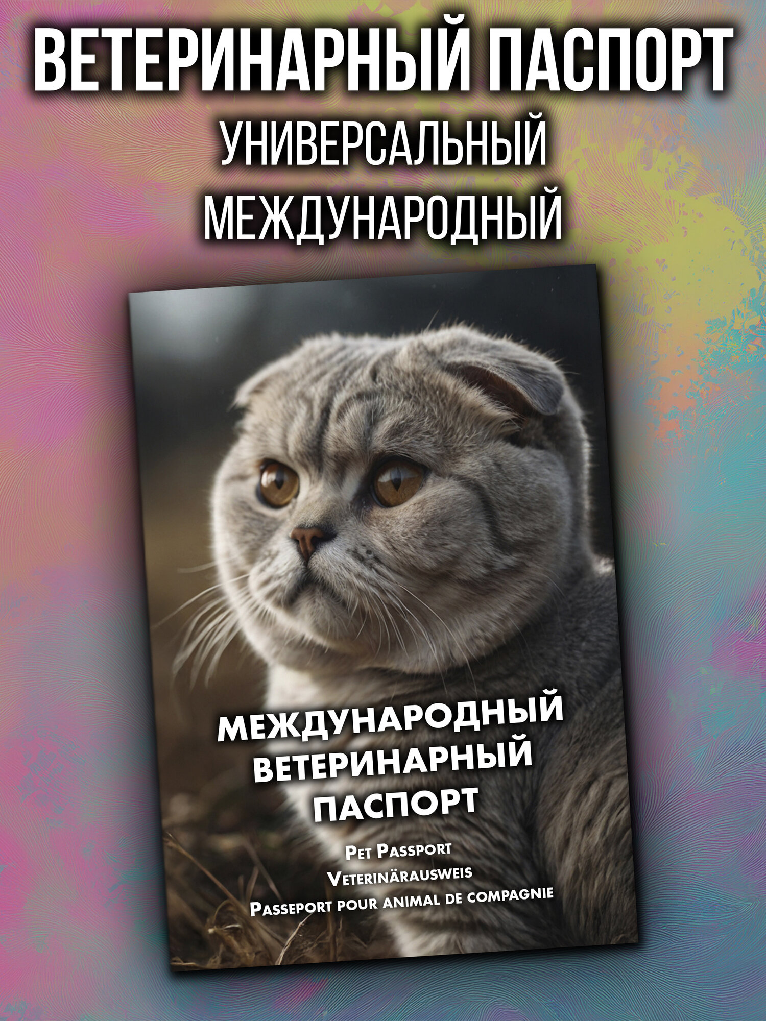 Ветеринарный паспорт для кошек, собак и любых других домашних животных, международный