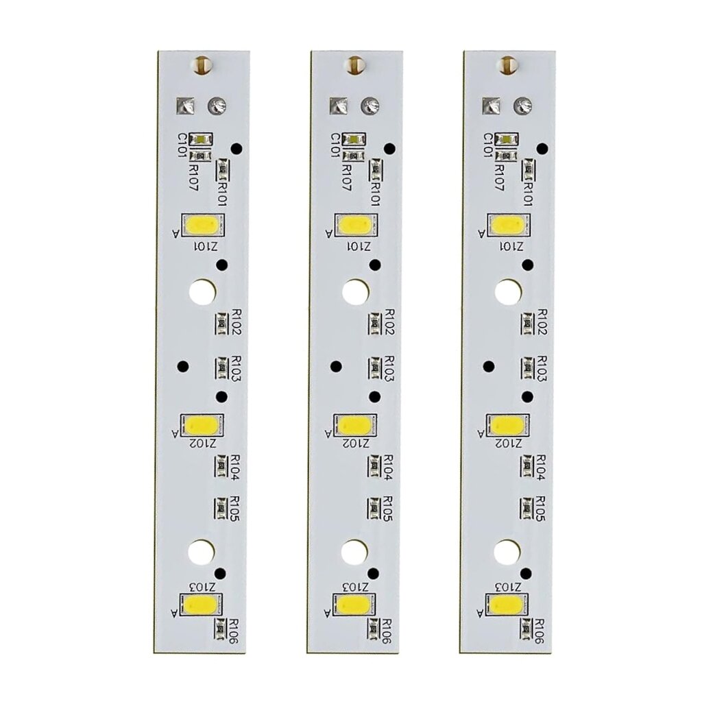 1 комплект из 3-х, автоматический выключатель, светодиодная световая панель