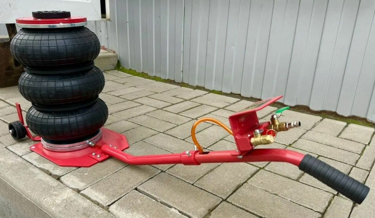 Автомобильный домкрат пневматический 3т, 135-420мм